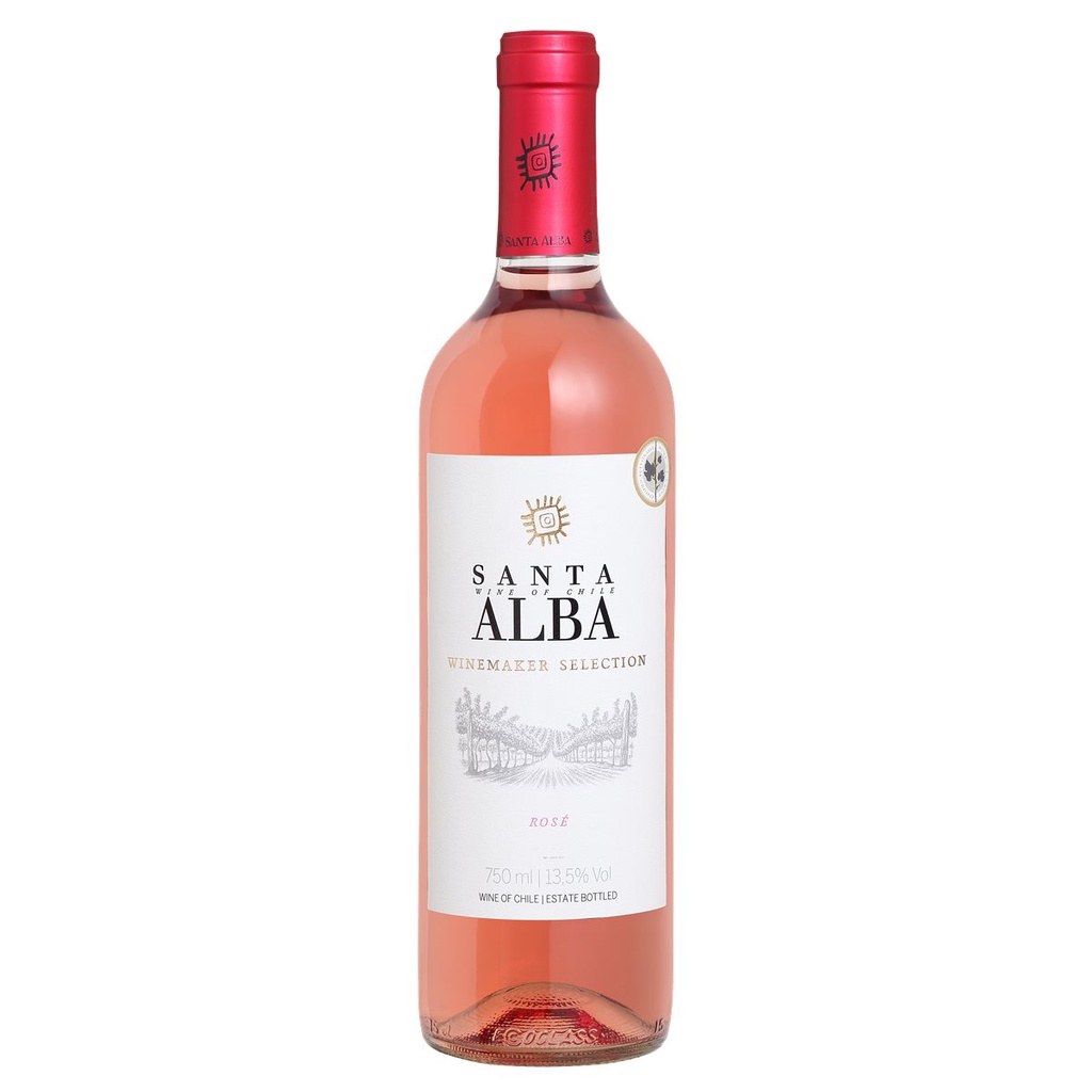 Vinho Chileno Rosé Seco Santa Alba 750ml | Shopee Brasil