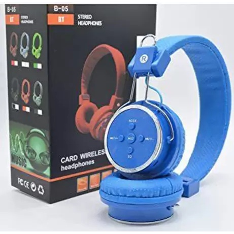 Fone De Ouvido Sem Fio Bluetooth Micro SD FM B05 Headfone - Lehmox | Shopee Brasil