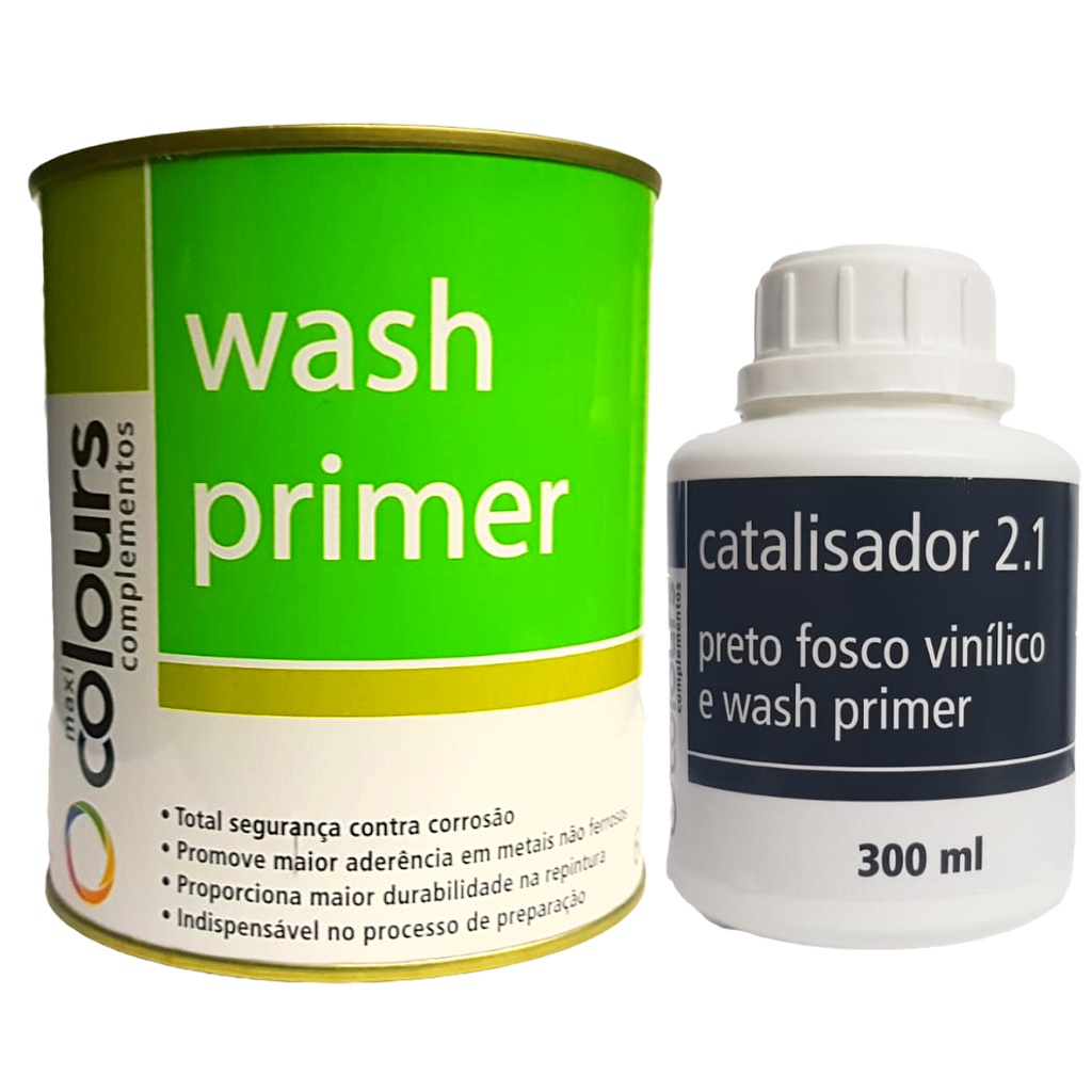 Wash Primer Fundo Fosfatizante Maxi Rubber 900ml - Escorrega o Preço