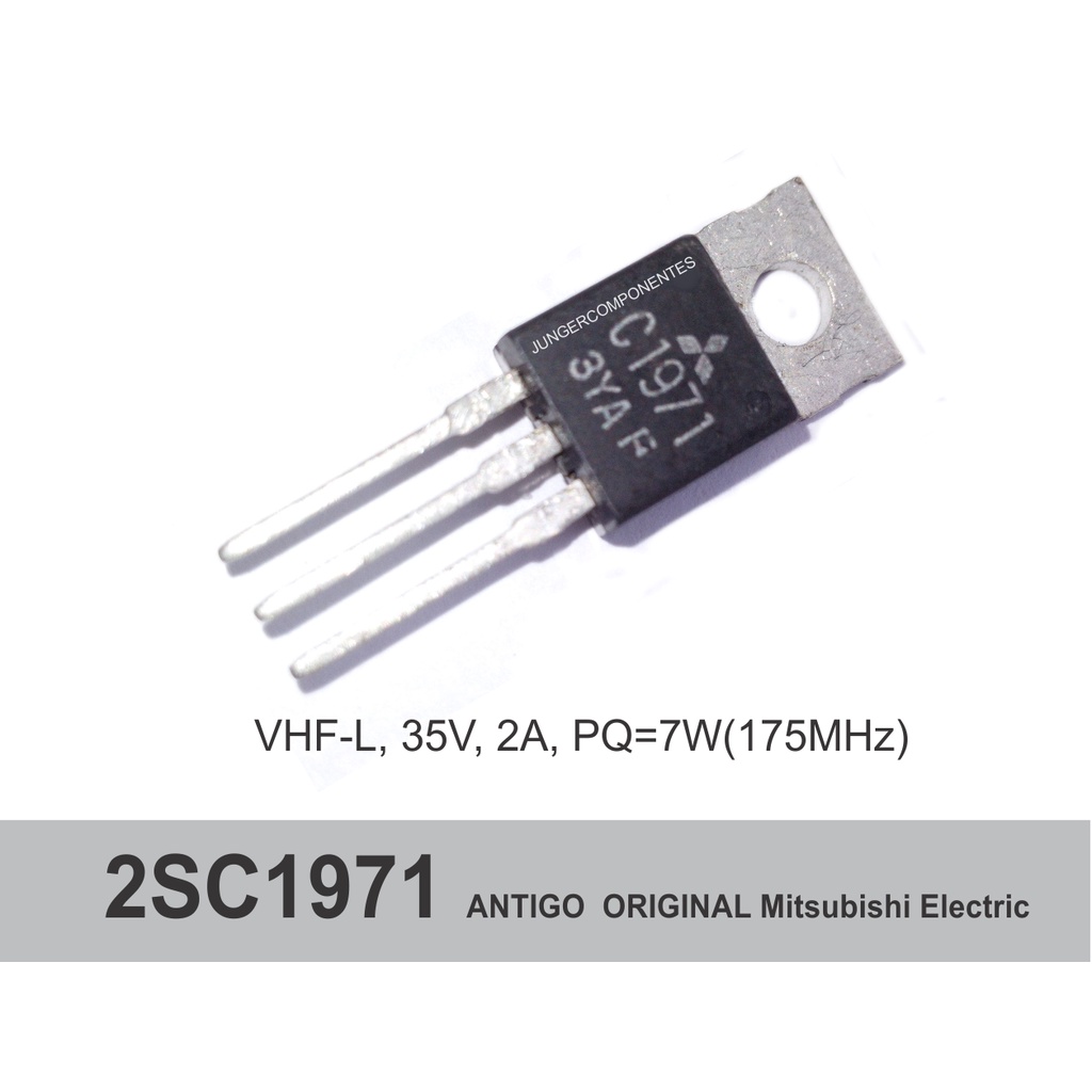 Transistor Rf Antigo C1971 2sc1971 Com Diodo 100% Original transmissor ...