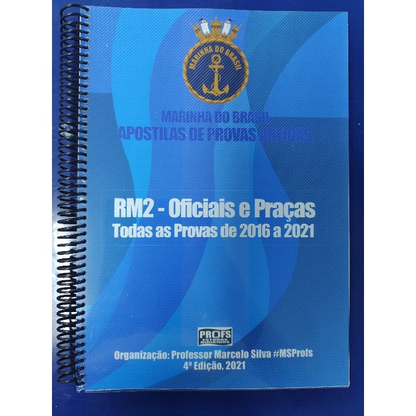 Apostila de Provas Antigas (2016-2024) - RM2/Marinha | Shopee Brasil