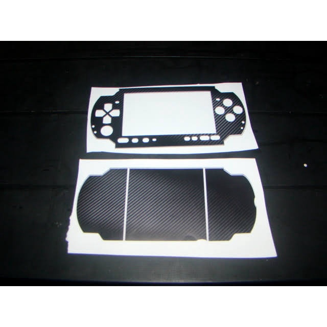 Skin PADRÃO CARBONO Para Psp 3000 3001 3004 3010 30xx playstation ...