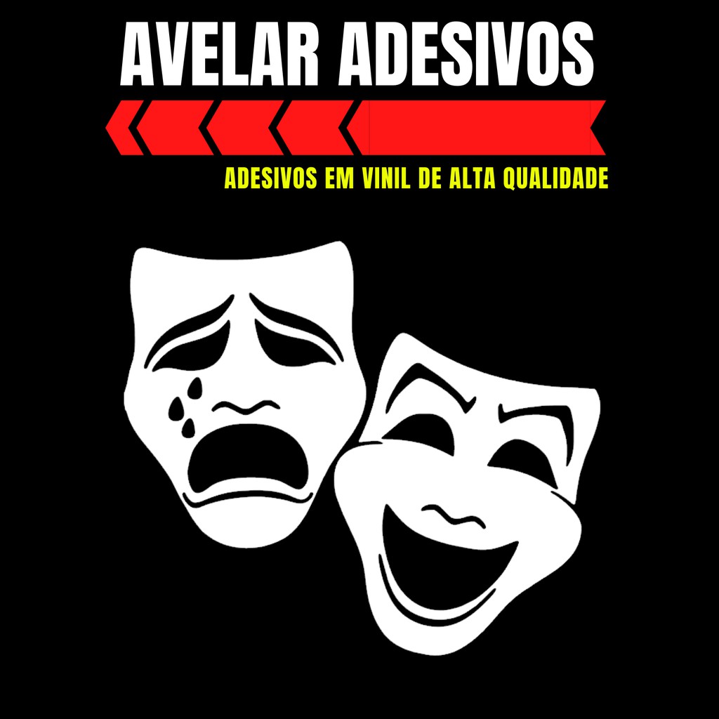 Adesivo Chora Agora Ri Depois (11,5cmx13,3cm) | Shopee Brasil