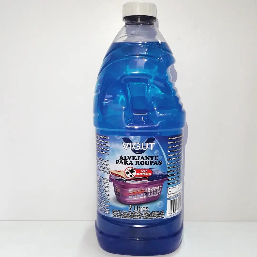 Alvejante para roupas coloridas Agua Sanitaria Colorida Alvejante sem ...