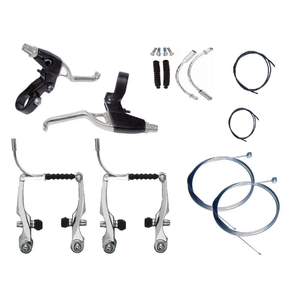 Kit Freio V-brake com Manete e Cabo e Capa de Alumínio - LOGAN ...