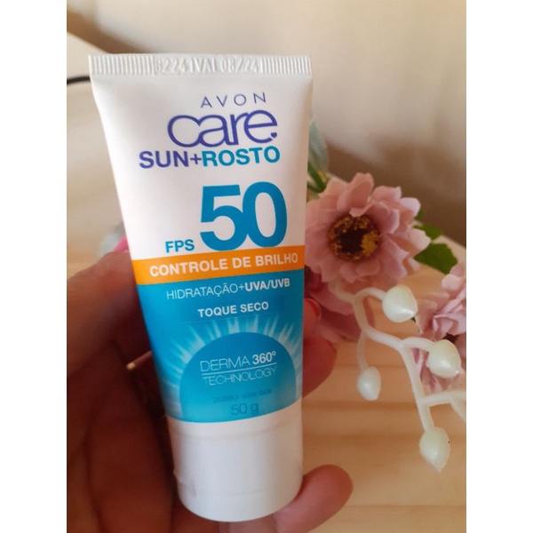 Protetor solar corporal e facial Avon Care-sun 2 em 1 FPS 50 | Shopee Brasil