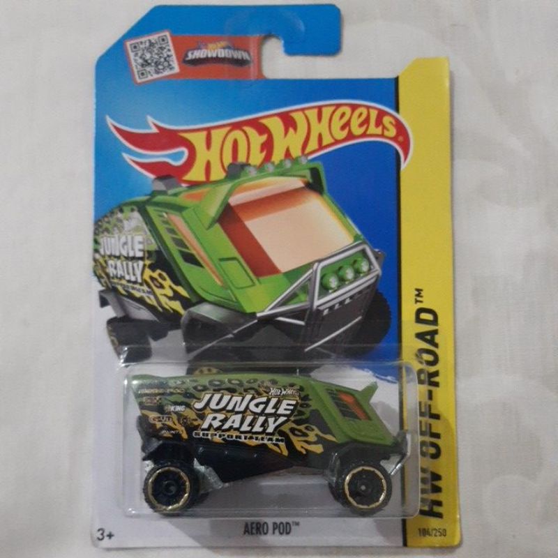 Hot Wheels Aero Pod Jungle Rally 2015 Hw Off Road | Shopee Brasil