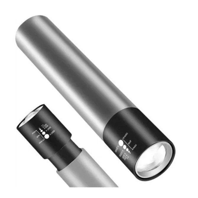 Mini Lanterna Led Profissional Recarregável Zoom Strobo Usb - Escorrega ...