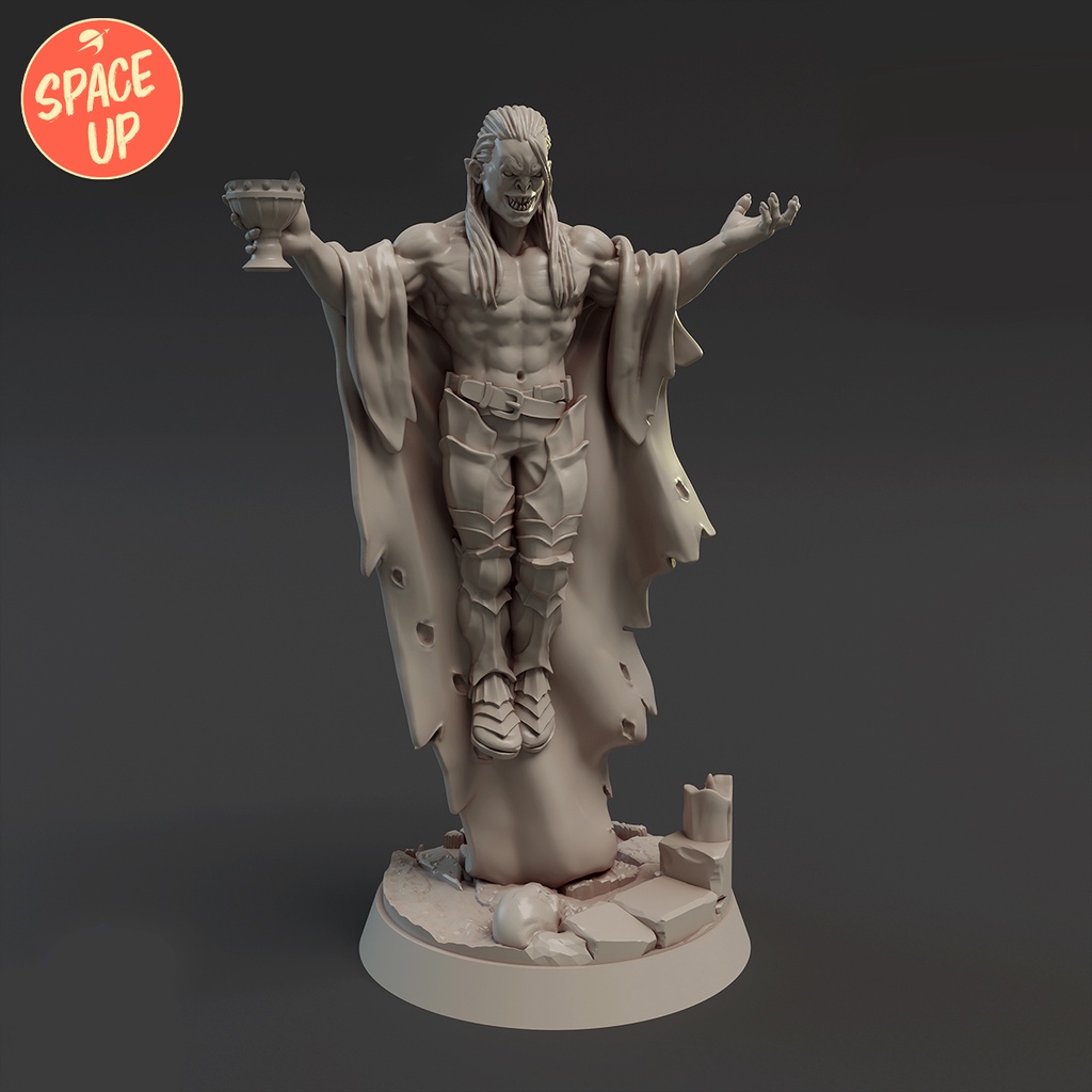 Miniaturas RPG Vampiro Rei Maligno Hesus Coleção Vampires Titan Forge ...