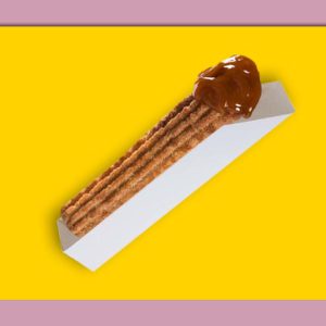 Embalagem Churros individual em papel Branco - 16x3x2,5 cm - Embalagem ...