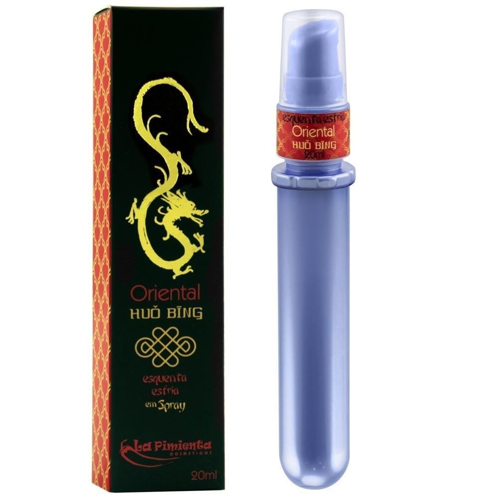 Oriental huo bing - Gel com efeito que esquenta e esfria em spray e ...