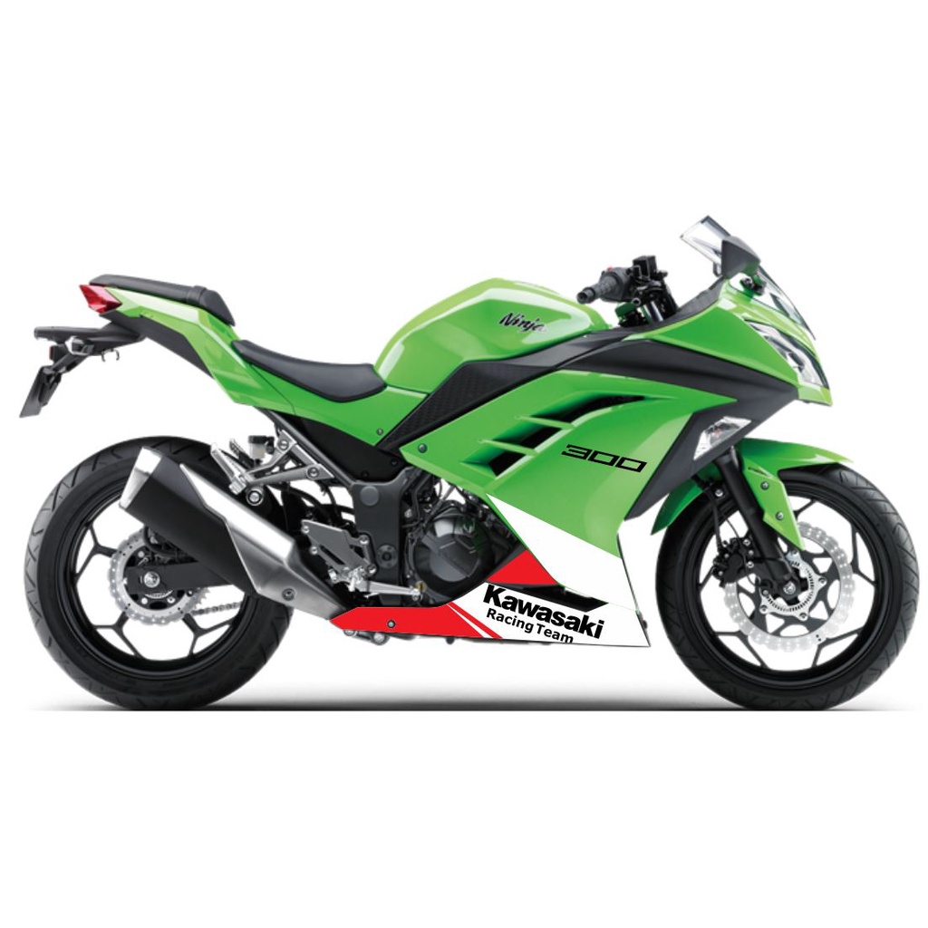 Kit Adesivo Spoiler Ninja 300 Personalizado | Shopee Brasil