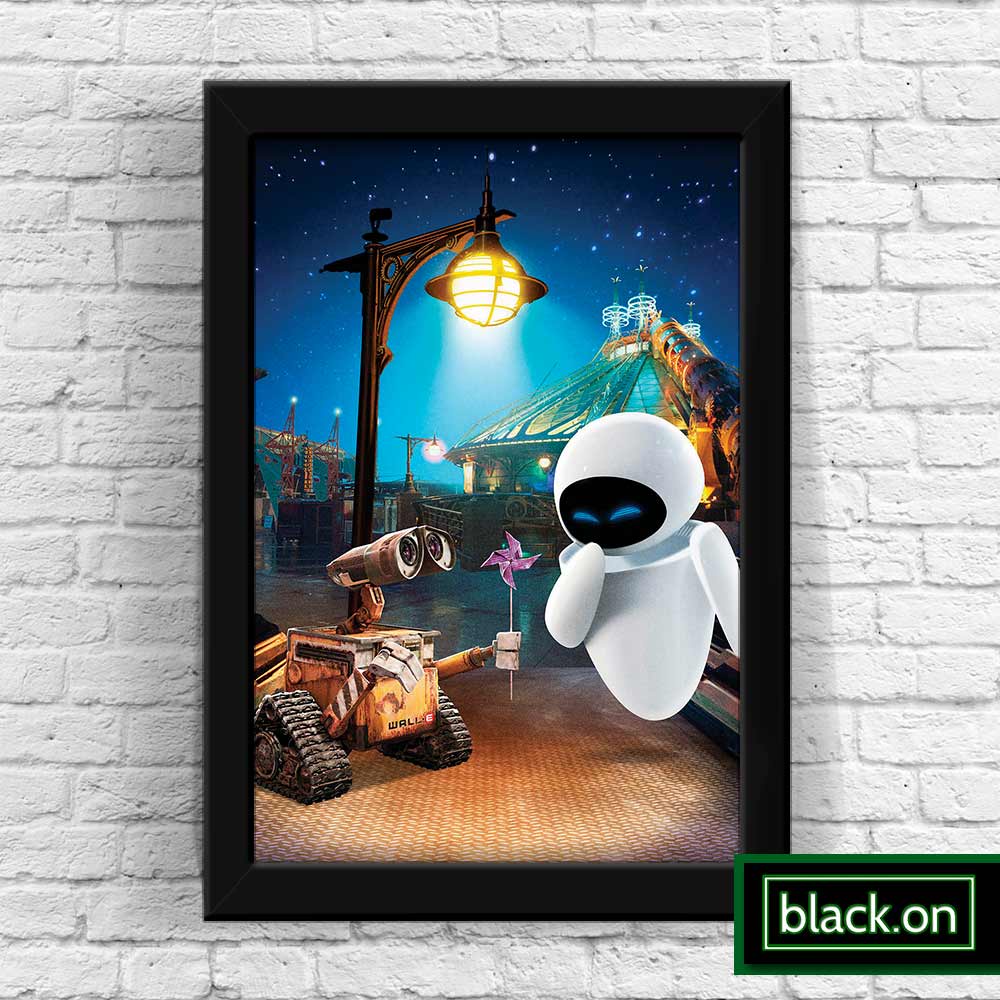Quadro Com Moldura Poster Decorativo A4 32x23cm Vários Modelos Pixar ...