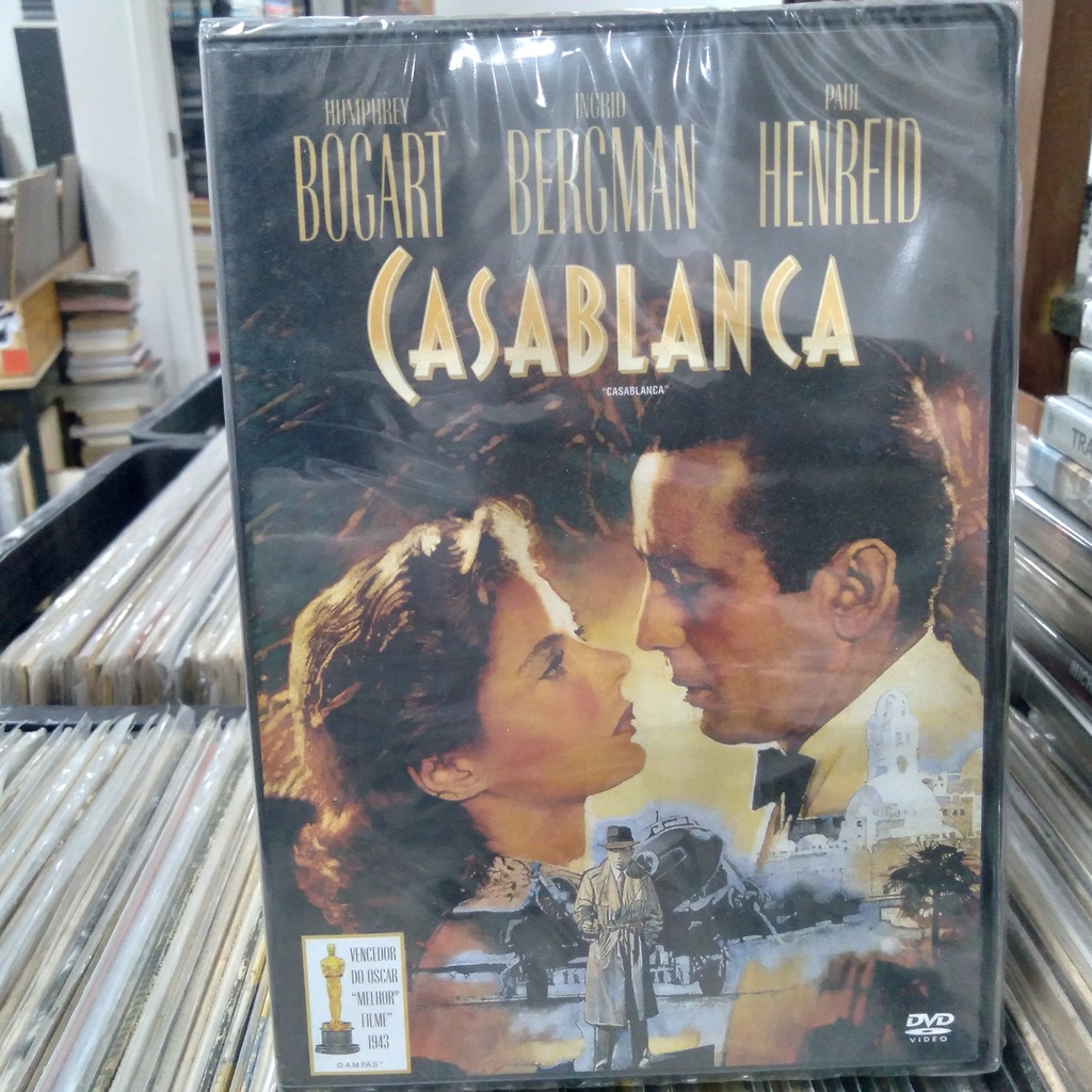 Casablanca Dvd Filme Michael Curtiz Humphrey Bogart | Shopee Brasil