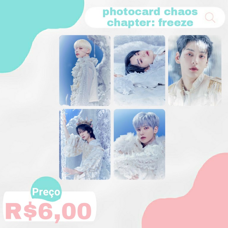 Photocard Txt Chaos Chapter: Freeze | Kpop Card | Shopee Brasil