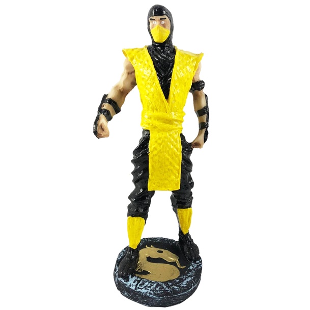 Boneco Ninja Scorpions em Resina Mortal Kombat | Shopee Brasil