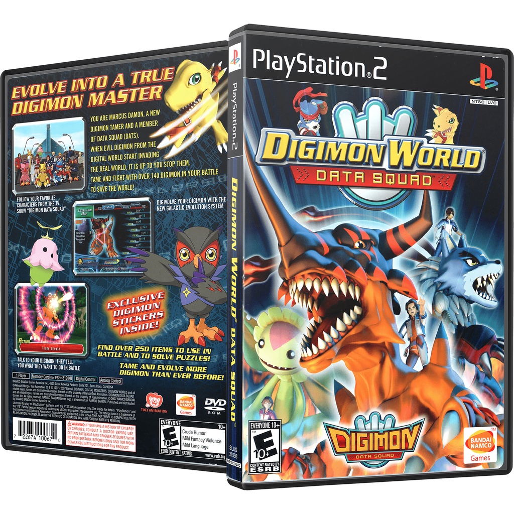 Digimon World Data Squad (USA) para ps2 | Shopee Brasil