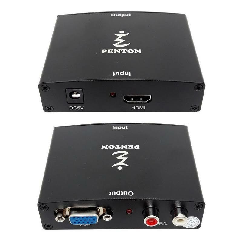 Conversor hdmi para vga metal com fonte | Shopee Brasil