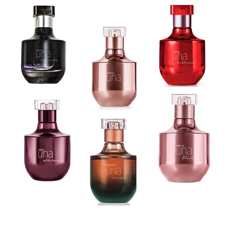 Perfume Natura Una 75 ml (Artisan, Blush, Senses, Tradicional, Senses) | Shopee Brasil