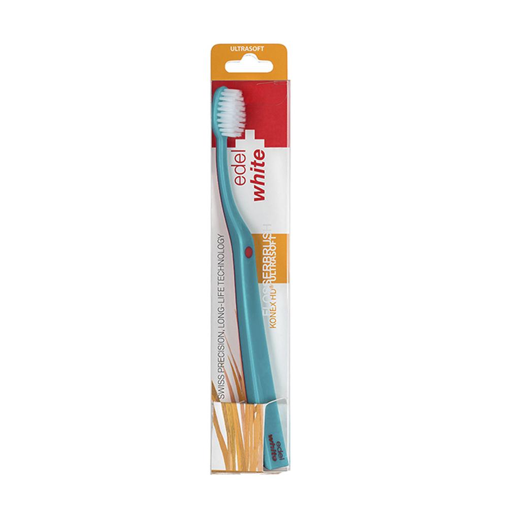 Edel White Escova De Dentes Flosserbrush Ultrasoft | Shopee Brasil