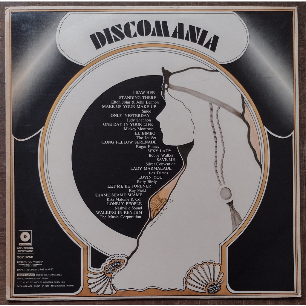 Lp Discomania 1975 Elton John John Lennon Ray Field Vinil | Shopee Brasil