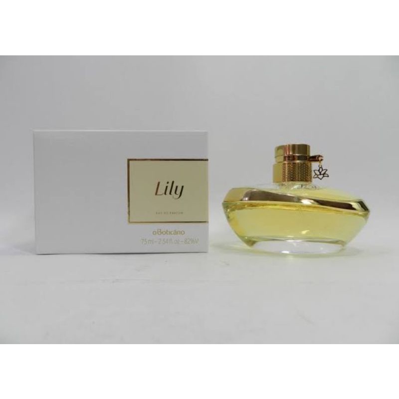 Perfume Lily - Boticário 75 ml - NOVO ORIGINAL LACRADO | Shopee Brasil