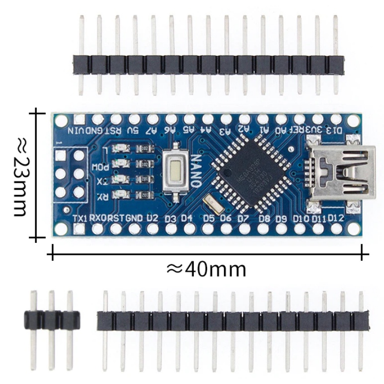 Arduino Nano V3.0 Atmega328p Ch340 Sem Cabo Usb | Shopee Brasil