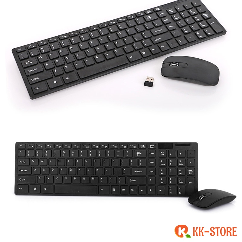Kit Teclado E Mouse Sem Fio Wireless Para Tablet PC abnt2 Ultra Fino ...