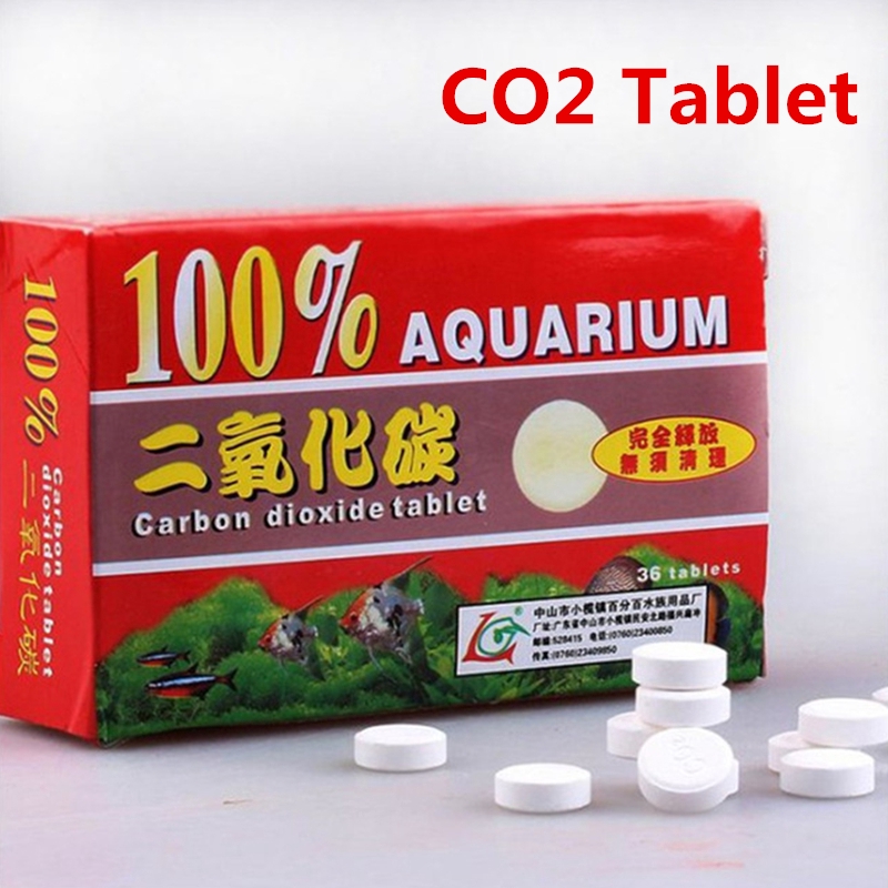 36 Tablet / Caixa Aquário Co2 Tablets Dioxide Nutrition Para Aquário ...