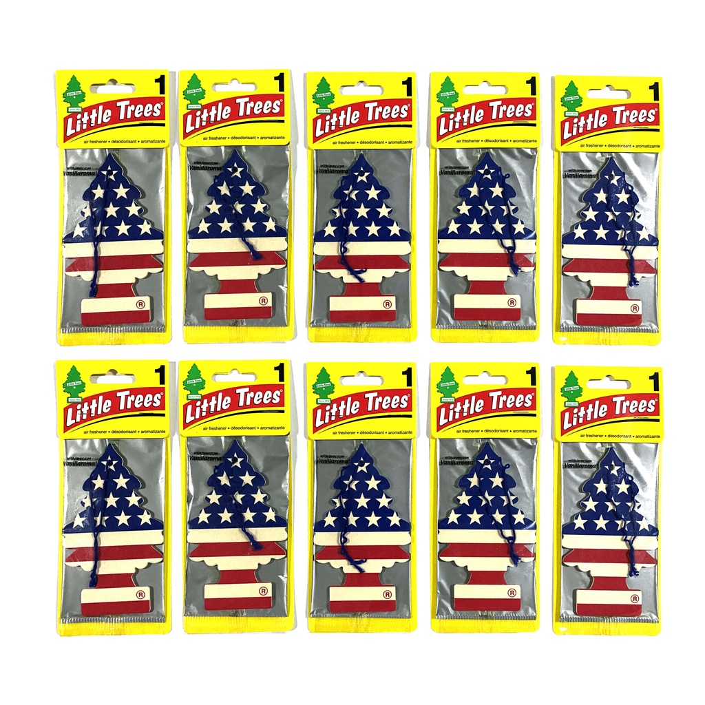 Kit com 10 Aromatizante Little Trees Vanilla Pride Original Bandeira ...