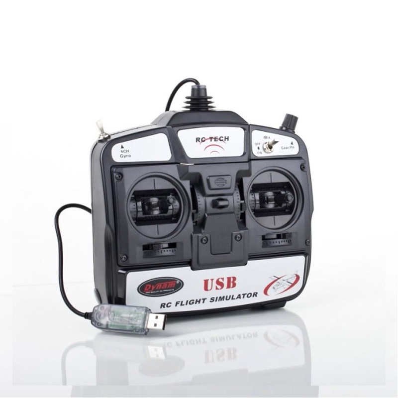 FMS Simulador De Vôo REMOTE 6CH RC Para O Pedido Helicóptero Avião 1 ...