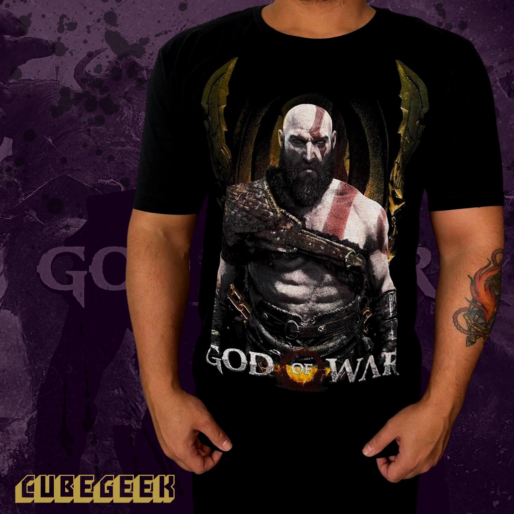 Camisa T Shirt God Of War Deus Da Guerra Shopee Brasil