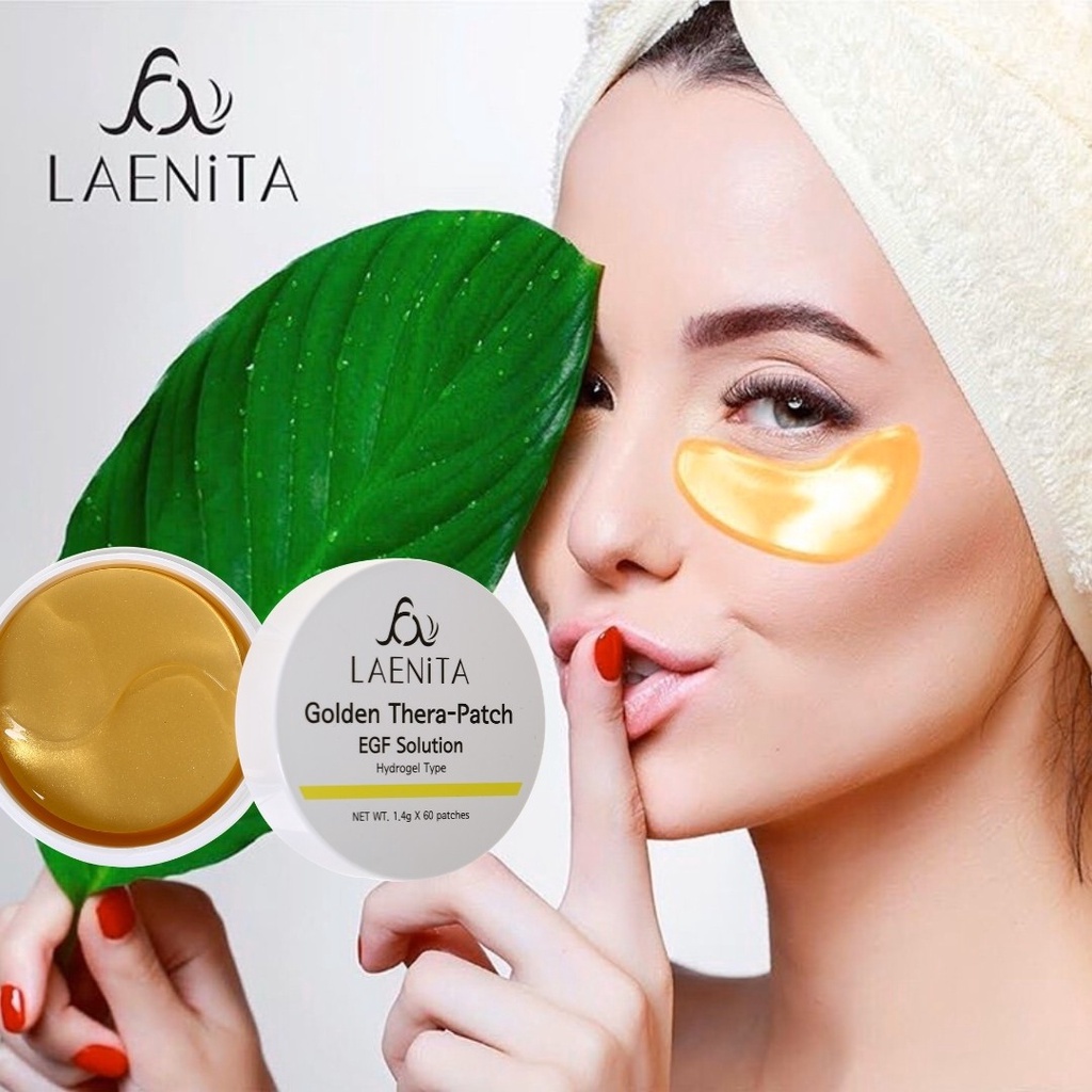 Patch de Hidrogel Para Olhos Olheiras Laenita Golden Thera-Patch | Shopee Brasil