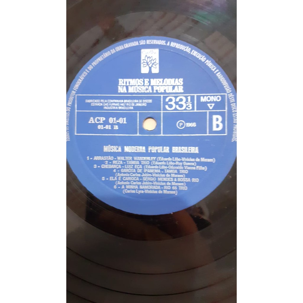DISCO DE VINI-LP- BOX 6 DISCO- RITMOS E MELODIAS NA MUSICA POPULAR ...