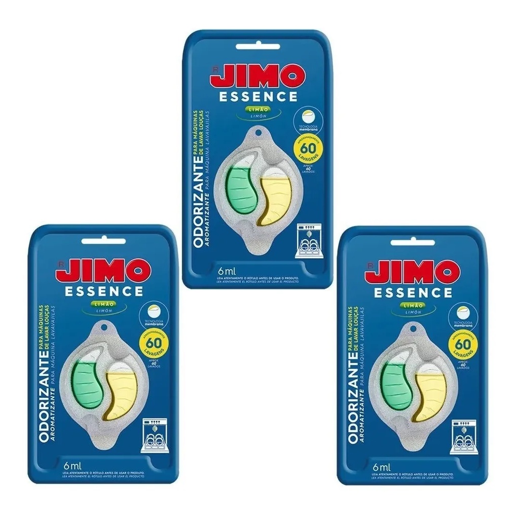 Kit 3 Odorizante Maquina Lavar de Louça Essence Jimo | Shopee Brasil