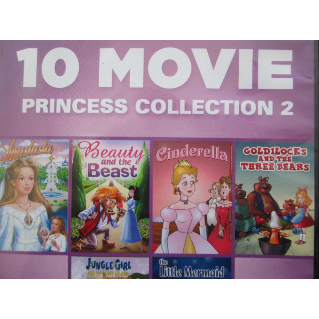 DVD Duplo - 10 MOVIE / PRINCESS COLLECTION 2 - Original Importado Do ...
