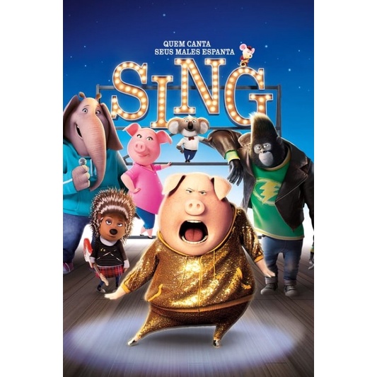 DVD - SING: QUEM CANTA SEUS MALES ESPANTA (FILME 2016) | Shopee Brasil