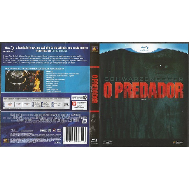 Blu-Ray Predador (Predator) | Shopee Brasil
