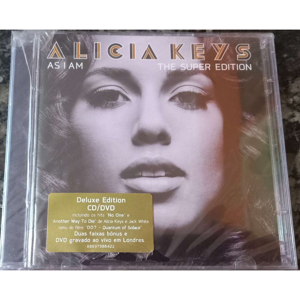 CD + DVD ALICIA KEYS - AS I AM - DELUXE - SUPER EDITION - LACRADO ...