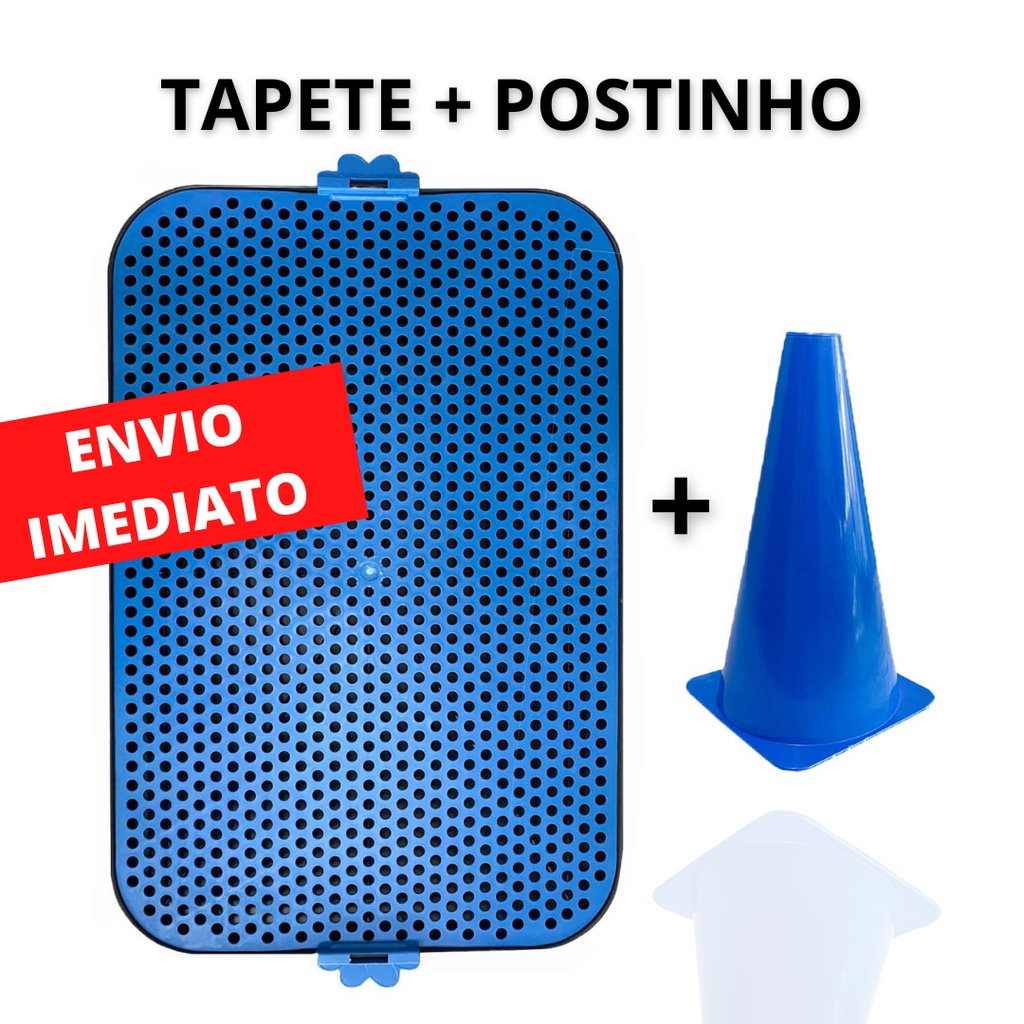 Kit Postinho Educador Poste Xixi Fácil + Tapete Xixi Dog Tapete ...