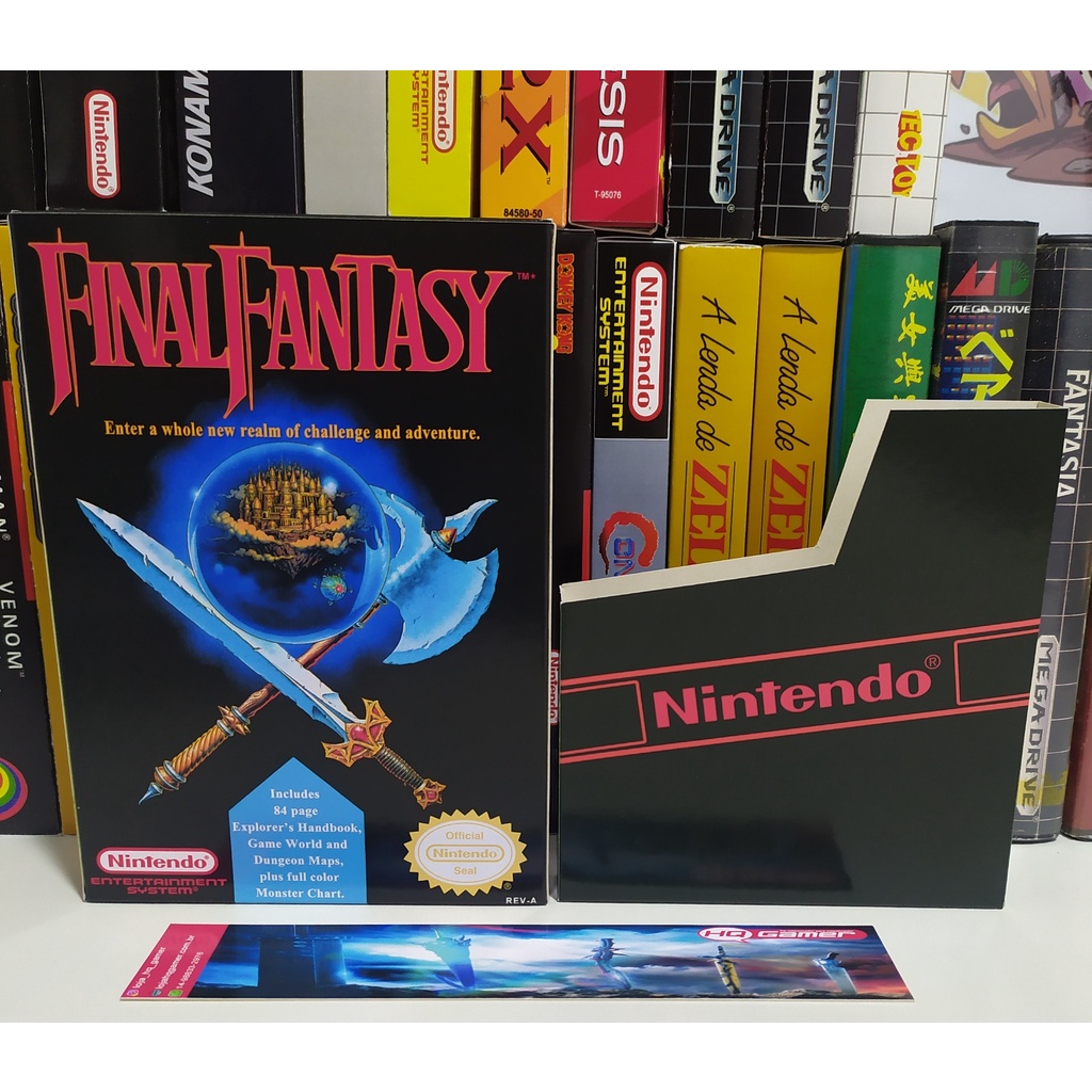 Final Fantasy - Box do Jogo (Nintedinho) NES | Shopee Brasil
