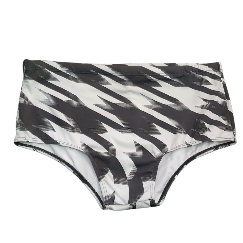 Sunga de Praia com estampa Preta e Branca | Shopee Brasil