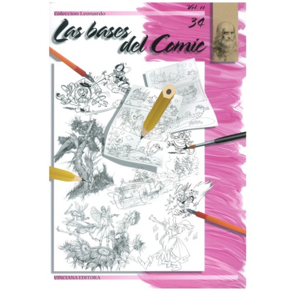 Coleção Leonardo 34 Las Bases Del Comic Vol. II | Shopee Brasil