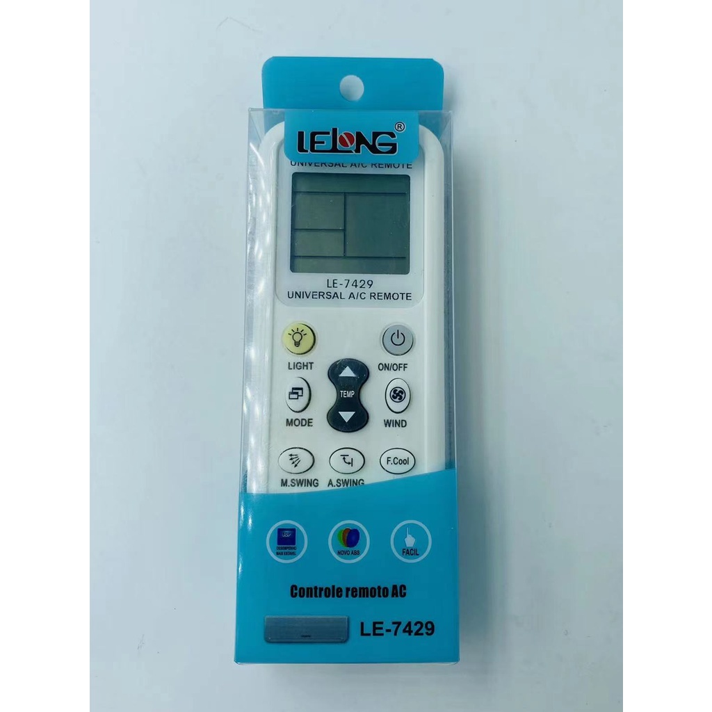 Controle Remoto Universal P/ Ar Condicionado Split Le-7429 | Shopee Brasil