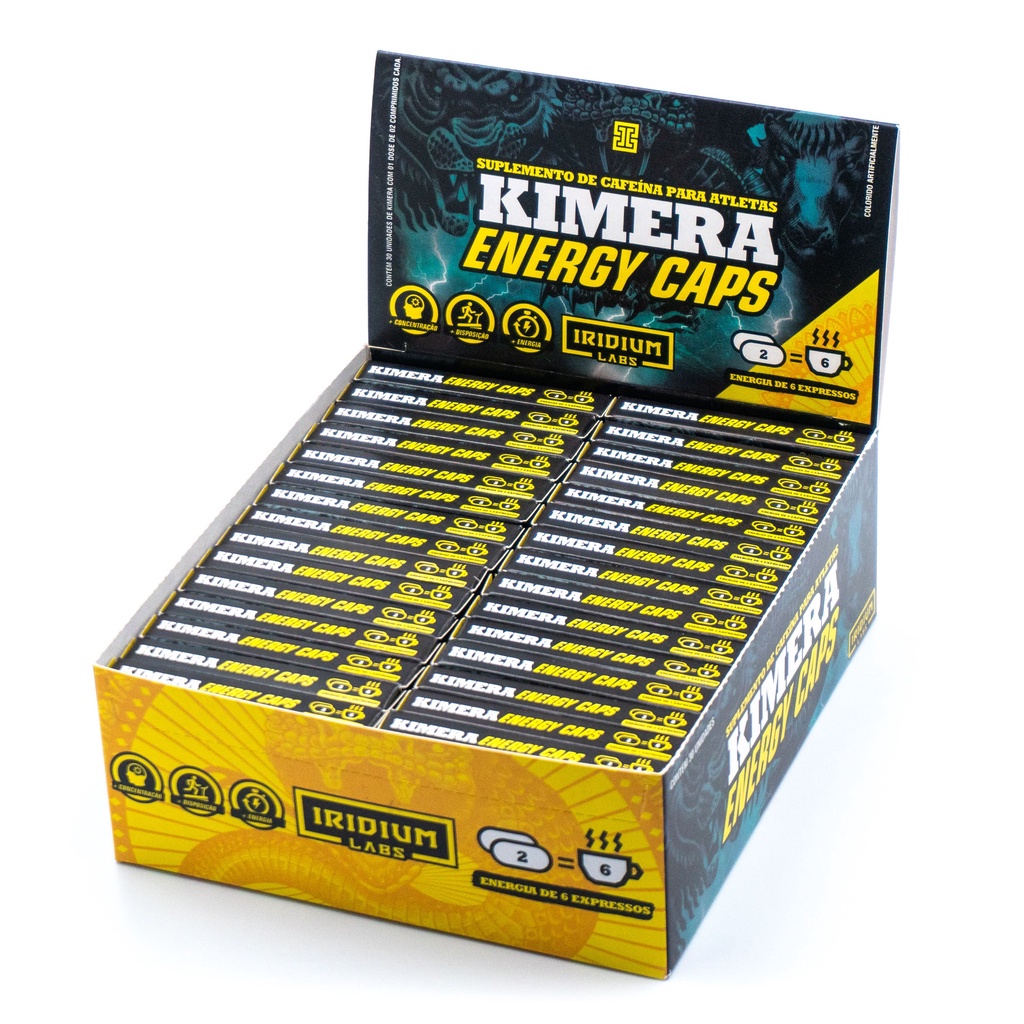 Kimera Energy Cáps - Display 30 unidades - Iridium Labs | Shopee Brasil