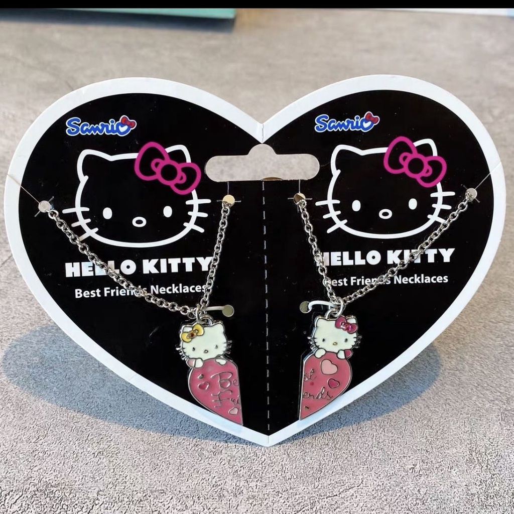 Colar Sanrio Cartoon Hello Kitty Colarinho De Coração Costurado ...