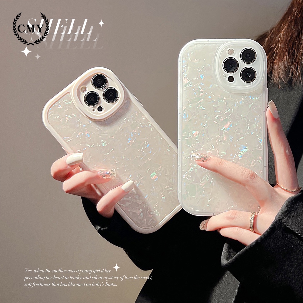 Capa Flexível Estampa De Concha Compatível Para iphone case 11 12 13 ...