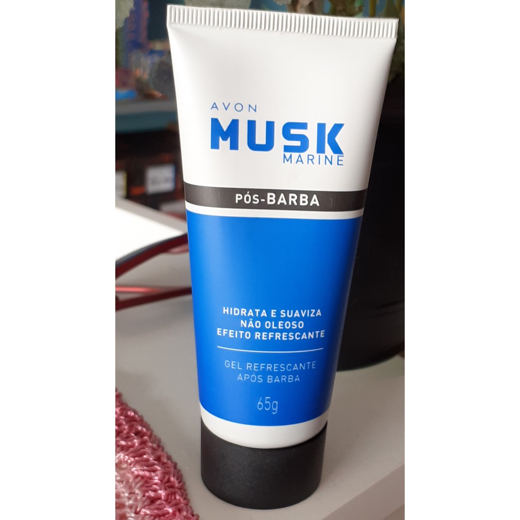 CREME PÓS BARBA AVON MUSK MARINE 65G | Shopee Brasil
