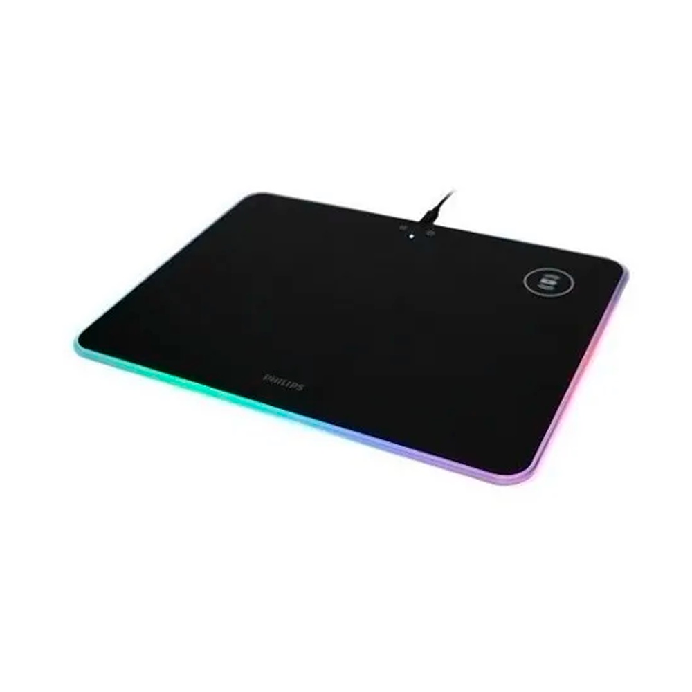 Mouse Pad Gamer Led Rgb Philips Rigido 35 X 25 Indução | Shopee Brasil