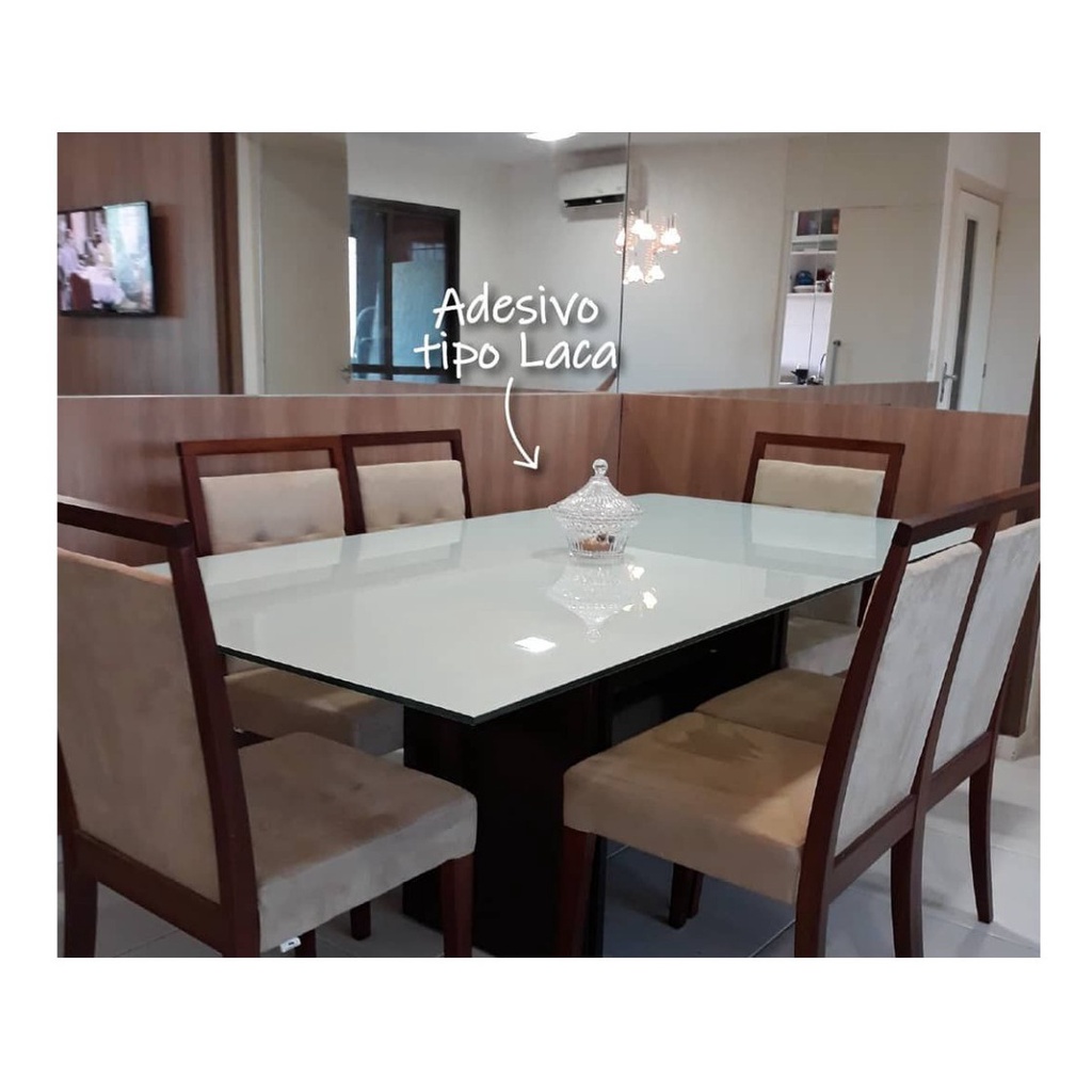 Adesivo Branco Envelopamento Laquear Mesa E Vidros 2m X 1m | Shopee Brasil